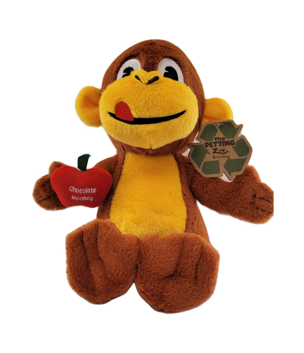 Sitting Monkey with Apple – Chocolate Monkey